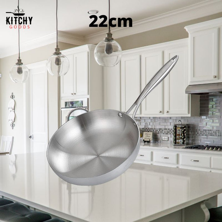 Poêle Inox de Qualité Professionnelle - Cuisinez Avec Style et ...